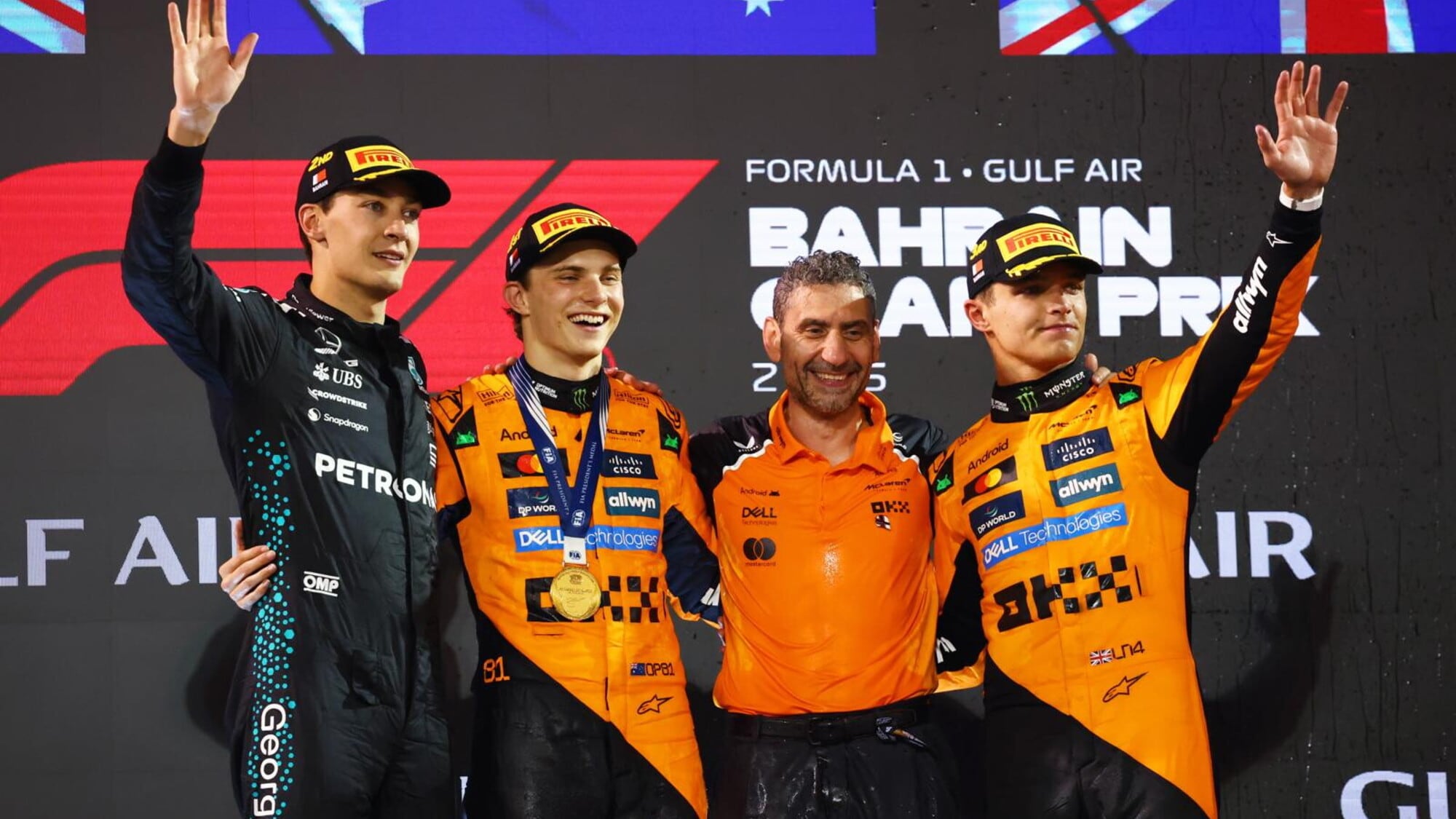 F1 Bahrain: vince Piastri, Ferrari ai piedi del podio